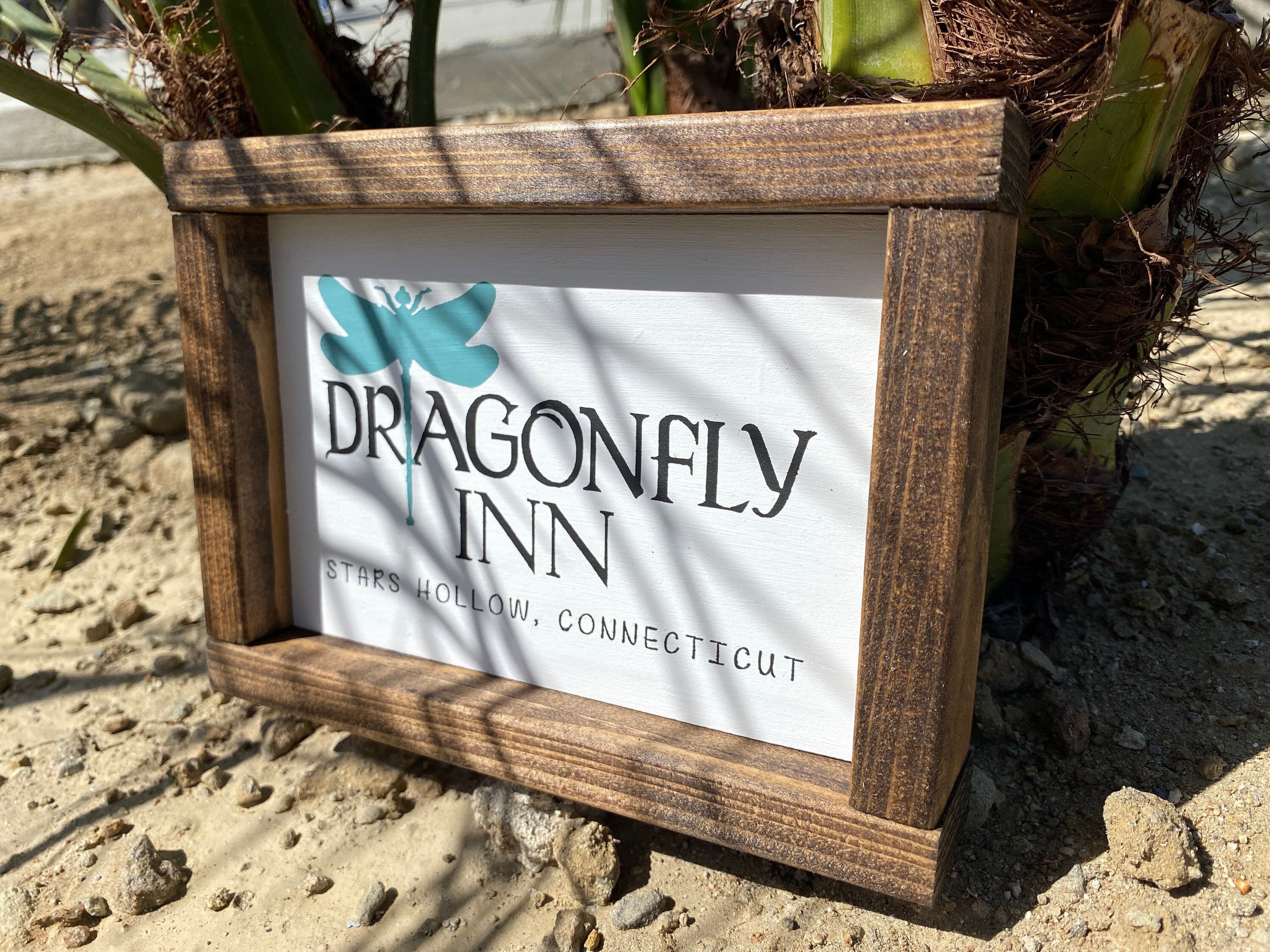 Dragonfly Inn Sign/wood/decor/tiered Tray/shelf/decor/coffee - Etsy UK