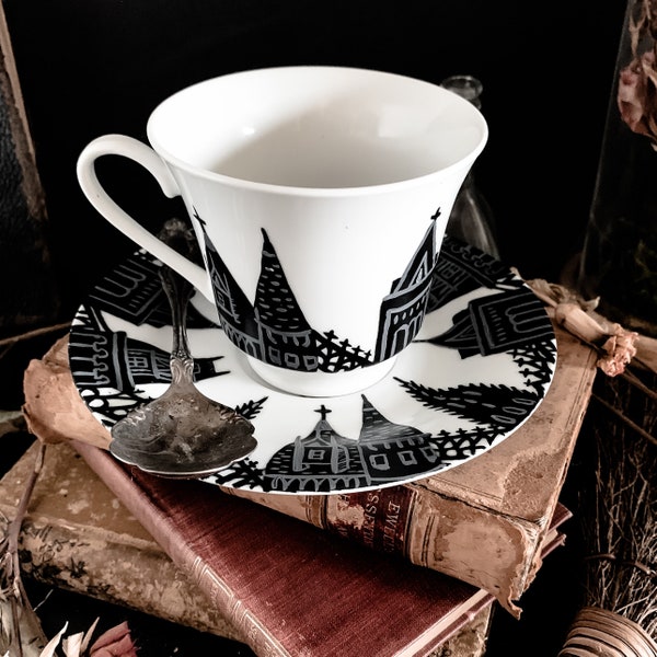 Goth Tea Set - Etsy