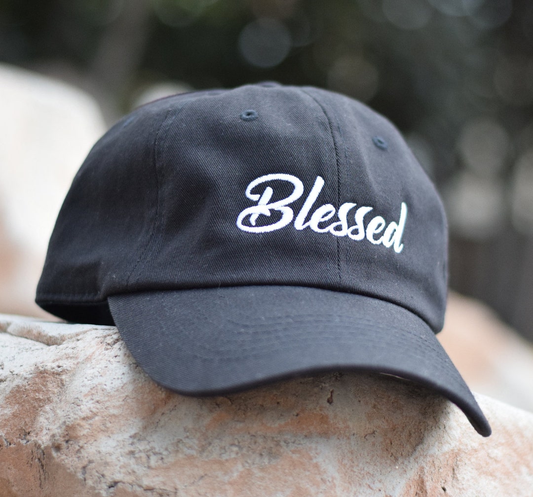 Thankful, Blessed, Grateful Cursive Calligraphy Embroidered 6 Panel ...