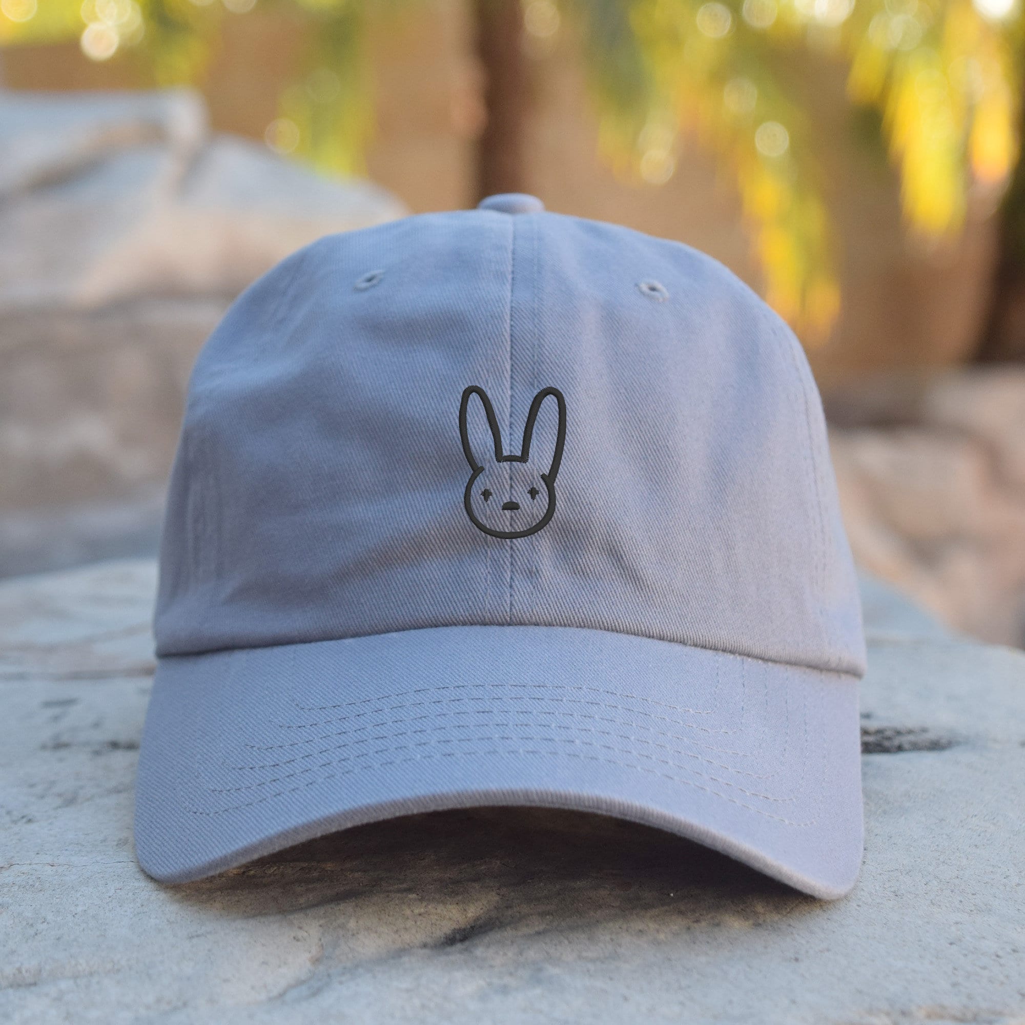Bad Bunny Rabbit Baseball Cap Embroidered Cotton 6 Panel - Etsy