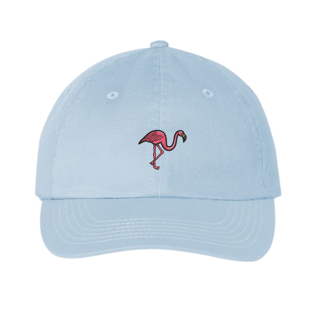 Flamingo Cap Embroidered 6 Panel Adjustable Premium Cotton Dad Hat Many ...