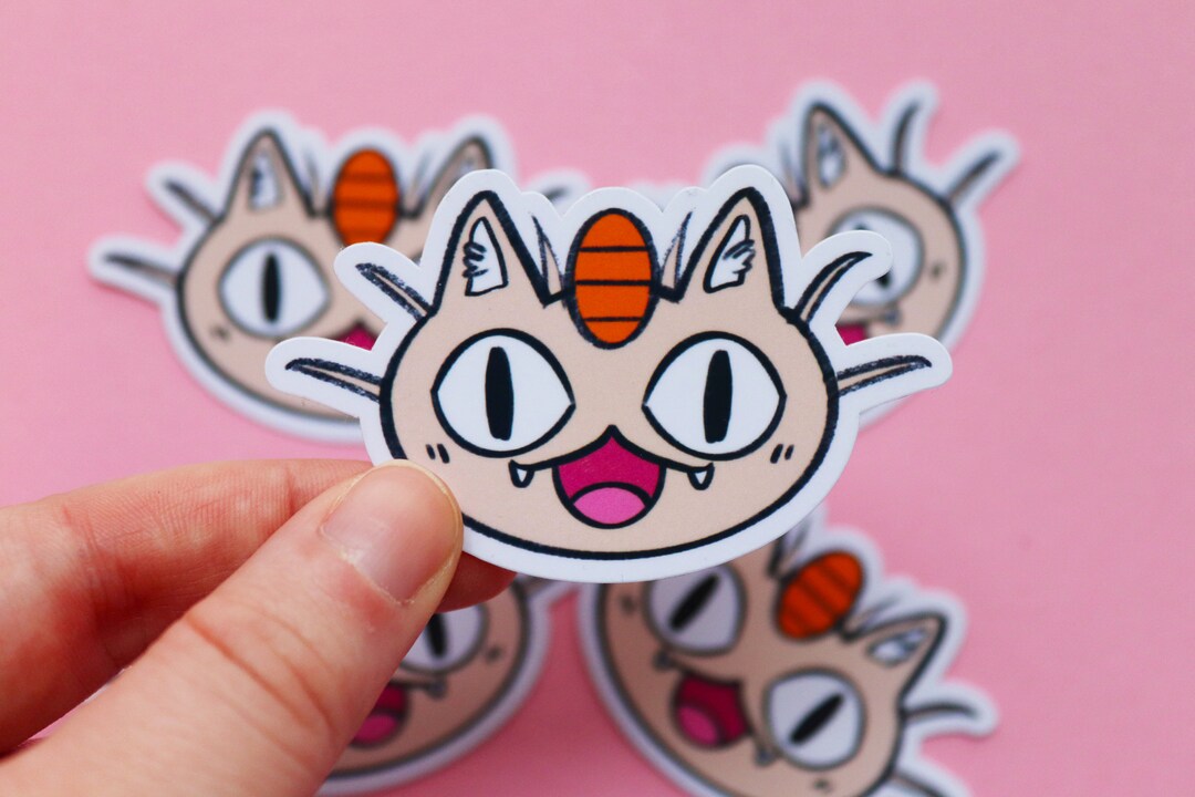Meowth Sticker - Etsy