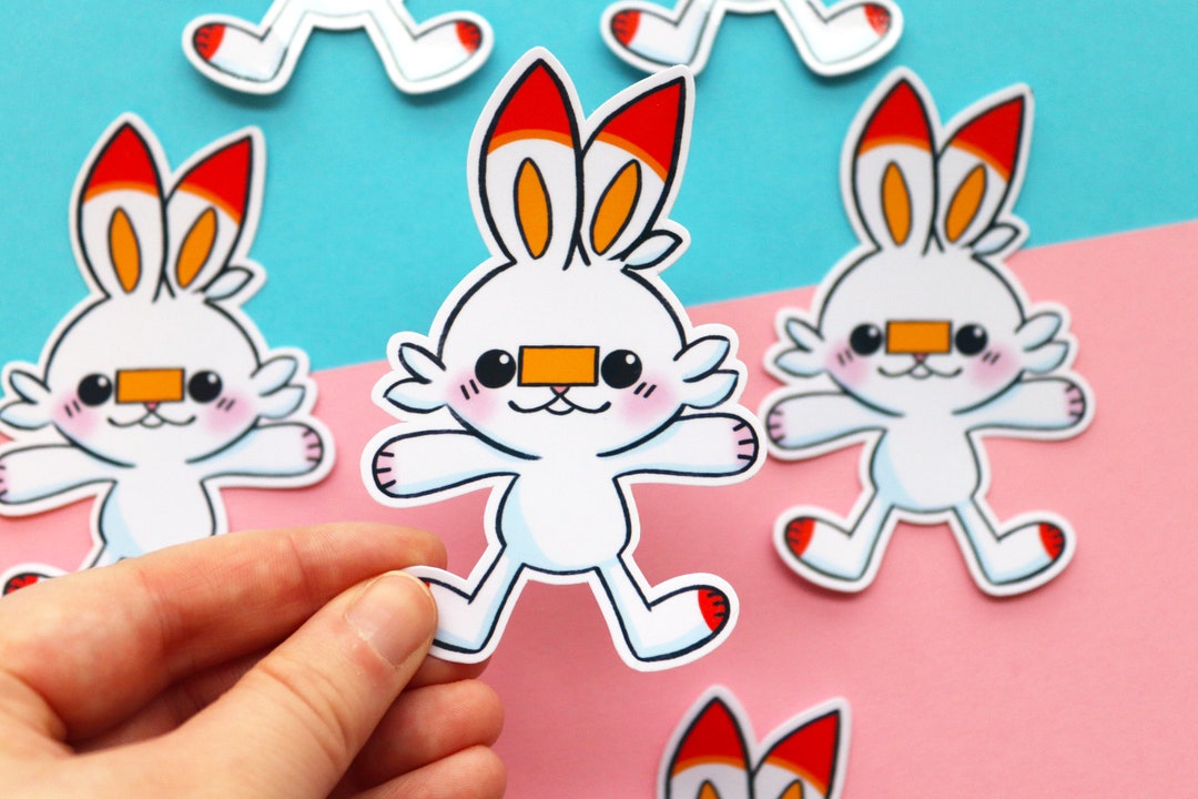 Pokemon | Scorbunny Sticker - Etsy
