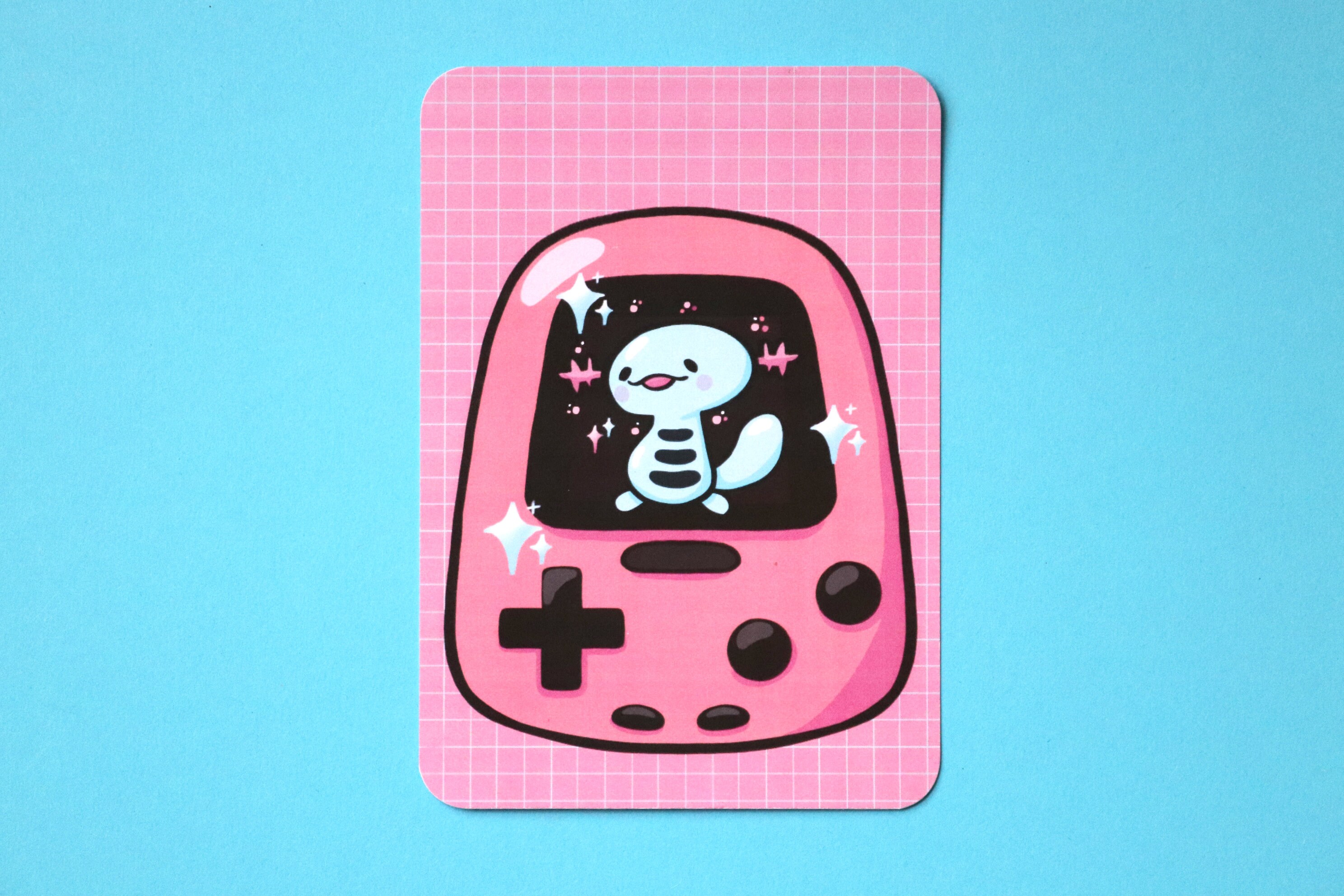 Wooper Pokewalker Mini Print - Etsy