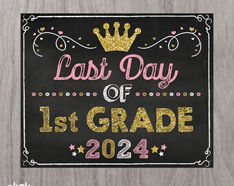 Last Day of 7th Grade Sign Instant Download Print Yourself, Last Day of ...