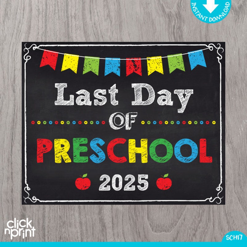 Preschool Sign - Etsy