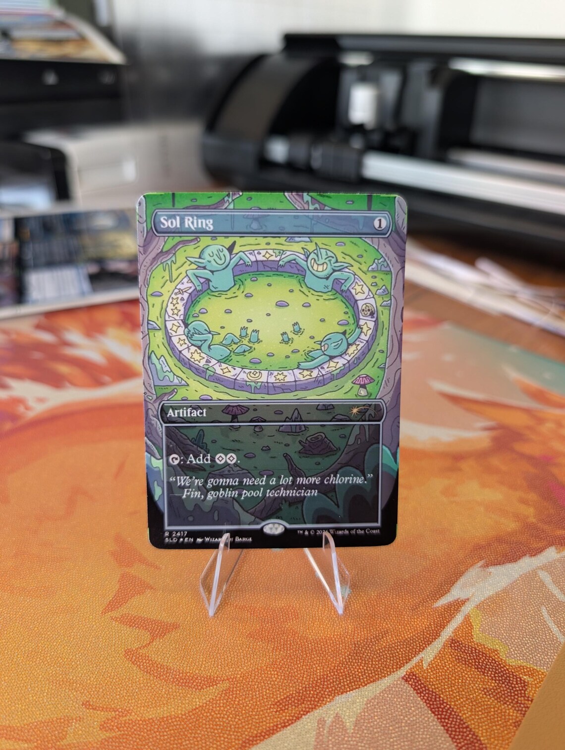 Goblin Storm Sol Ring Proxy Card | Full Art Custom MTG Proxy (commander ...