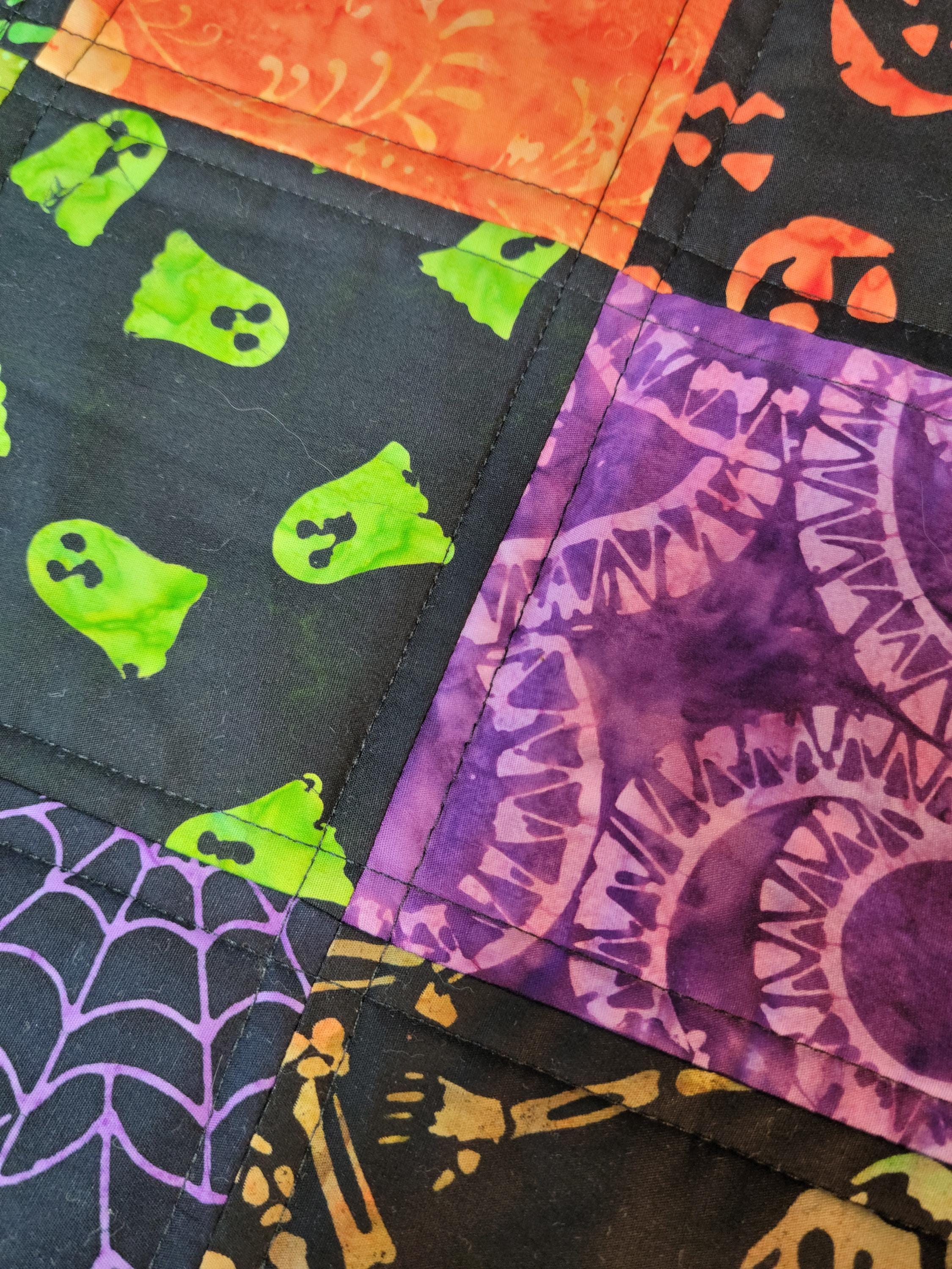 Spellbound Quilted Halloween Table Runner Table Topper Fall Table ...