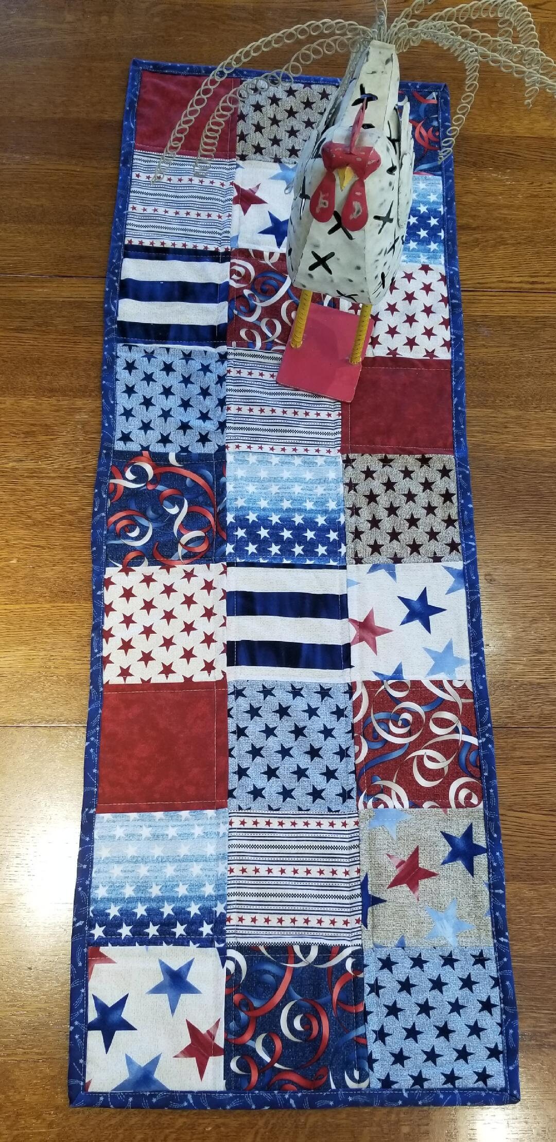 Oh My Stars! Quilted Table Runner - 14" X 40.5 and Free Shipping! - Etsy
