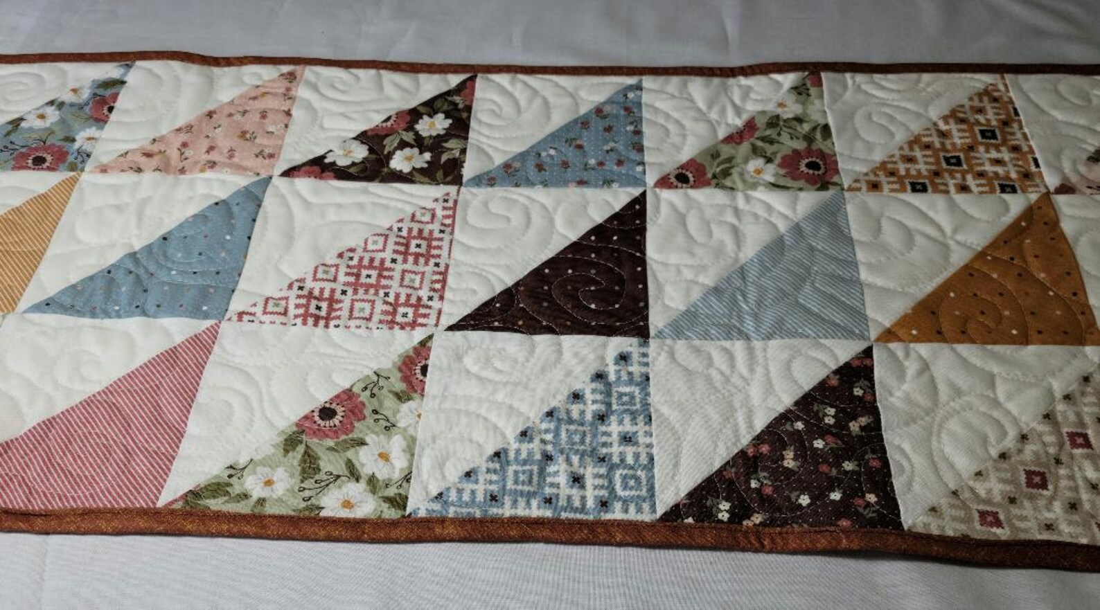 Folklore Quilted Table Runner Autumn Table Runner Thanksgiving Table Runner Fall Table Runner ...