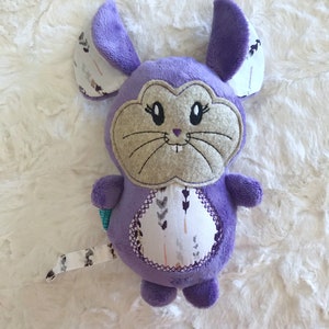 Purple Stuffed Mouse Plush Mouse Doll Small Stuffed Mouse - Etsy