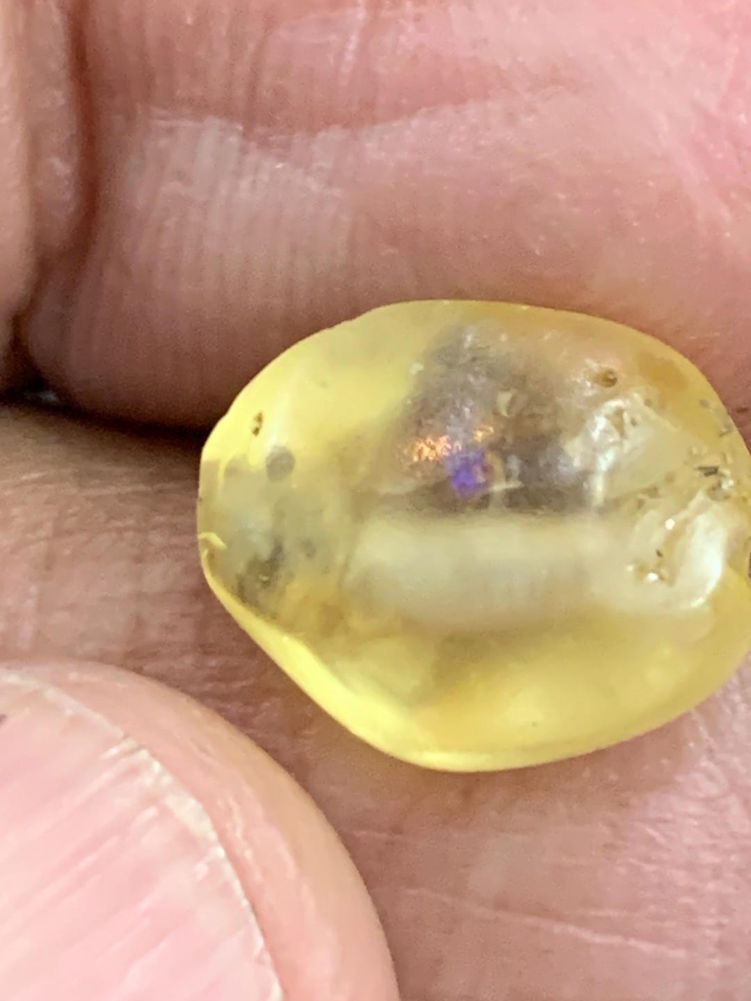 Antique Yellow Sapphire Bead | Hand Drilled Gemstone Supply | Natural ...