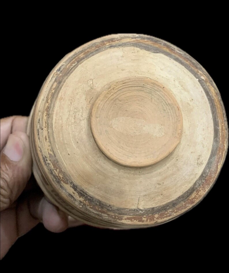 A Terracotta Antique Colour Pottery Pot With Intricate Designs From ...