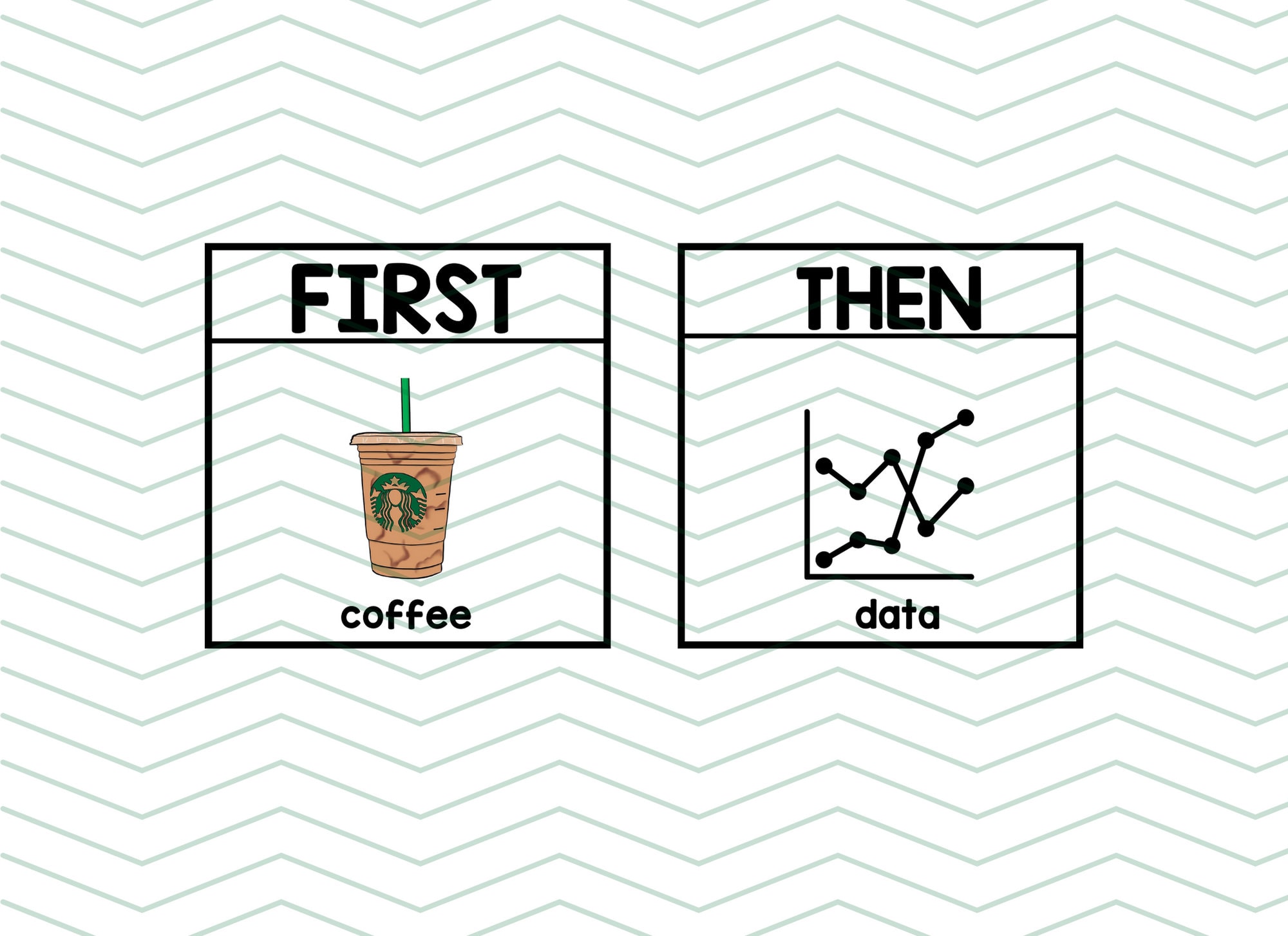 FIRST Coffee THEN Data ~PNG~ Digital Design Download - Etsy