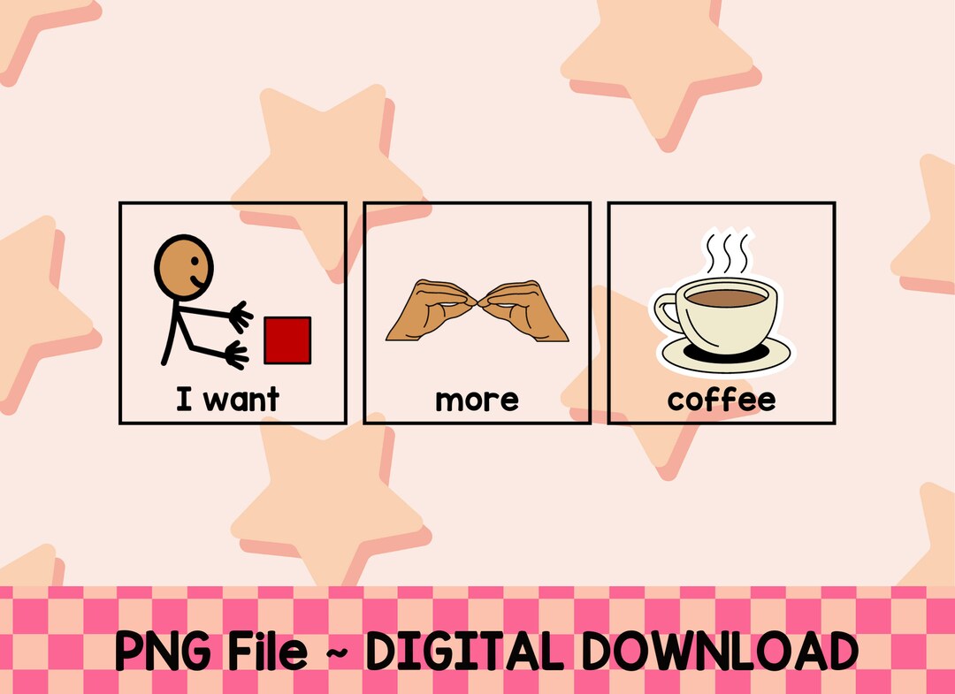 I Want MORE Coffee ~PNG~ Digital Download - Etsy