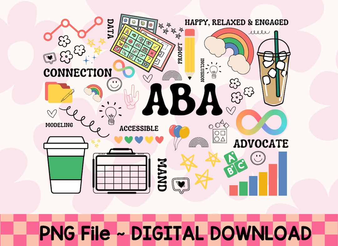 ABA -png-digital Design - Etsy