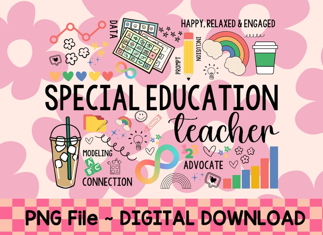 Special Education Teacher ~PNG~ Digital Download - Etsy