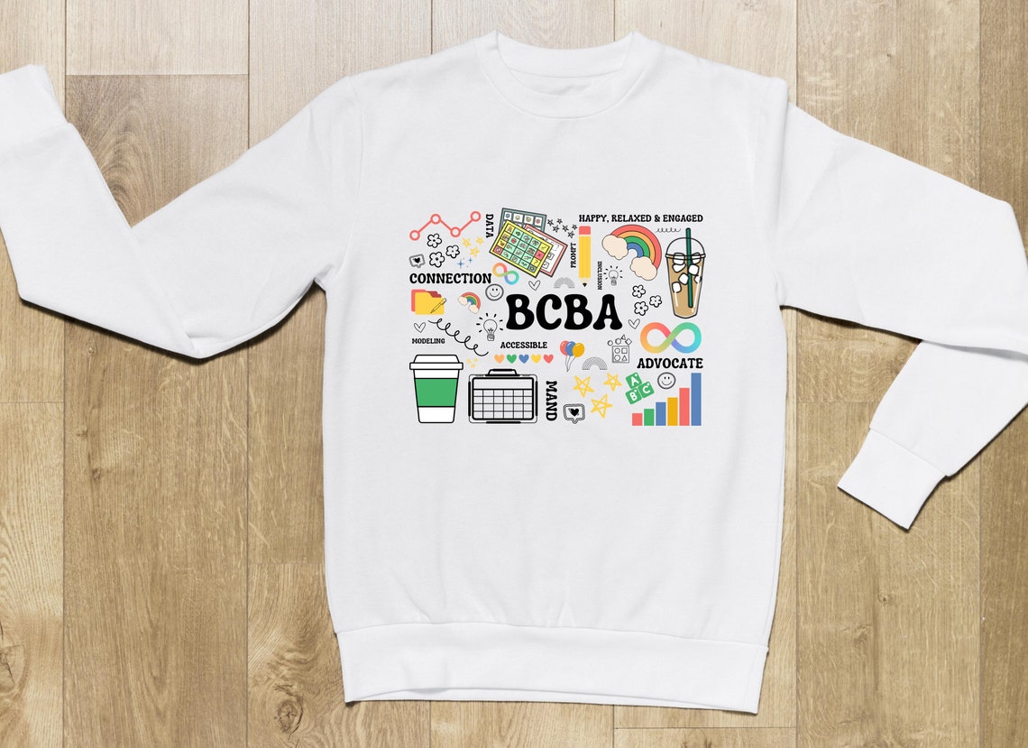 Retro BCBA Png-sublimation Digital Design - Etsy