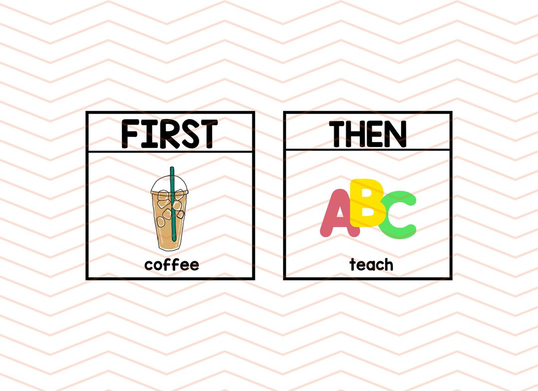 FIRST Coffee THEN Teach PNG Digital Design Download - Etsy