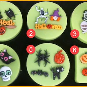 Halloween Pumpkin Witch Skeleton Cat Bat Frankenstein Spider Mummy ...