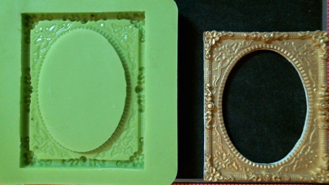 Silicone Mold Flower Frame Used With Wax, Candle, Gypsum, Resin, Hot ...