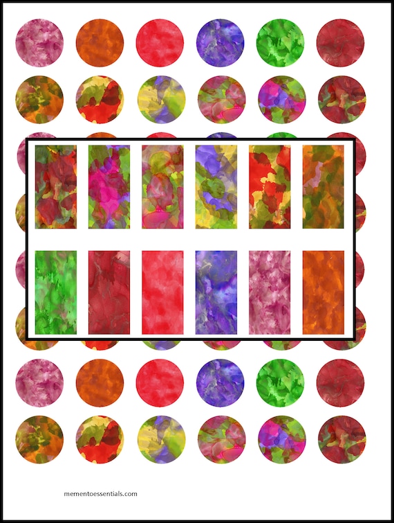 Alcohol Print Printable Downloads Round & Rectangle Digital - Etsy