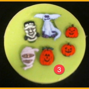 Halloween Pumpkin Witch Skeleton Cat Bat Frankenstein Spider Mummy ...