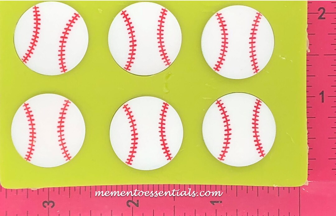 Silicone Mold Baseball Softball You Can Use With Wax, Gypsum, Resin ...