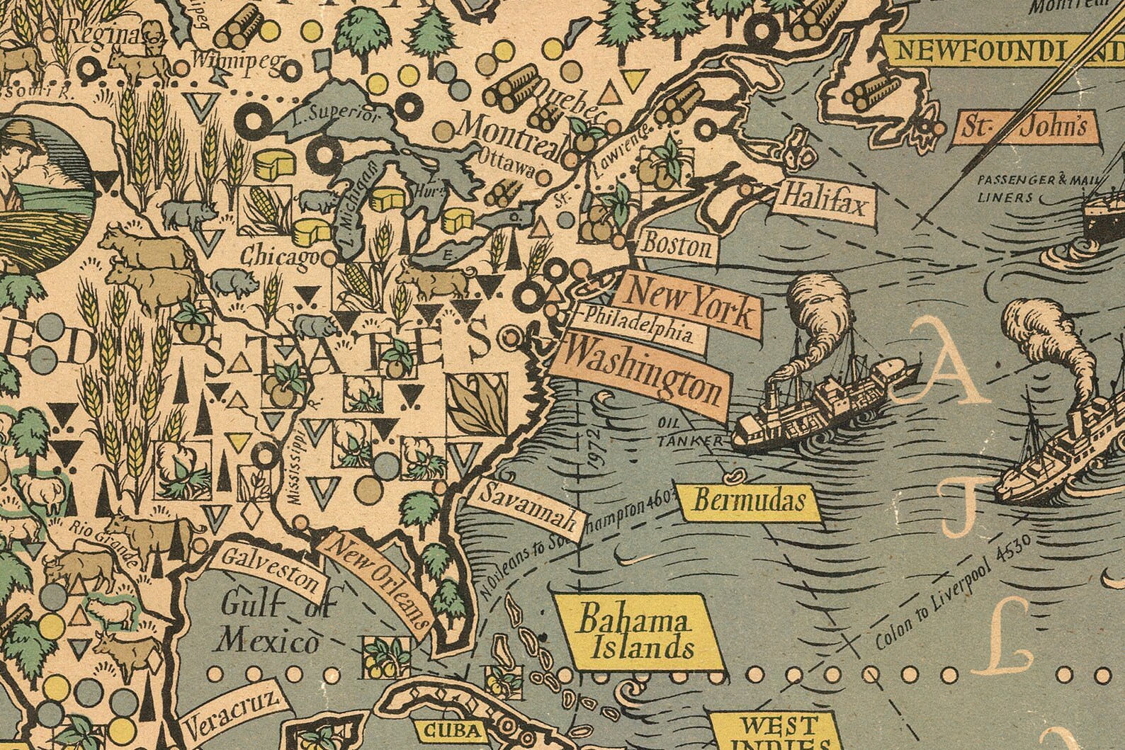 Vintage World War Two Map print from 1941 old map print Art | Etsy