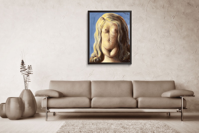 Le Viol 1948-René MagritteGiclée printcontemporary | Etsy