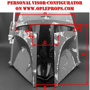 OPLE Props the Enforcer Helmet NME Props Lense T-visor Helmetlense ...