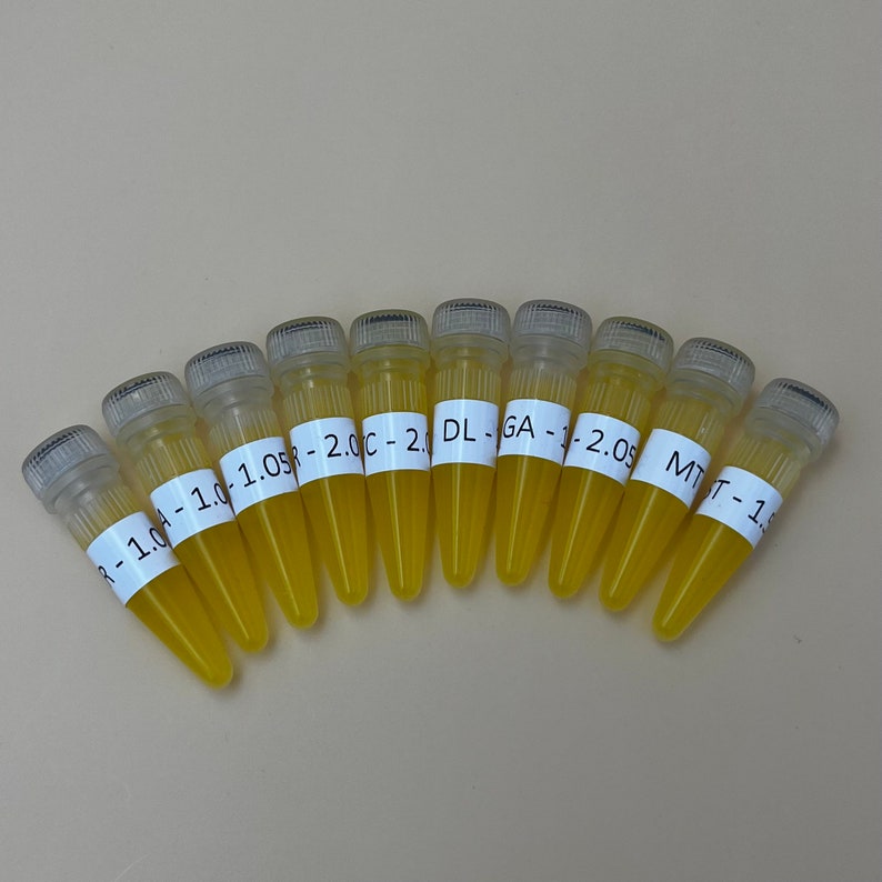 OPLE Props Jurassic Park Dino DNA Cryo Vials With Dinosaur Label ...
