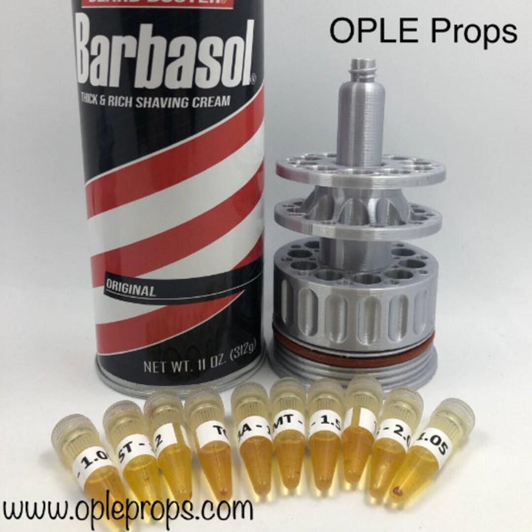 OPLE Props Dino DNA Barbasol Kryo Kanister Cryo Can Transport Flasche ...