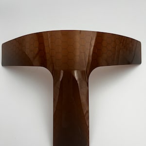 OPLE Props Mandalorian T-visor Hexagon Ingraved Pattern Boba Fett Lense ...