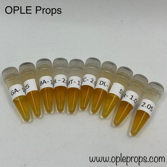 OPLE Props Jurassic Park Dino DNA Cryo Vials With Dinosaur - Etsy