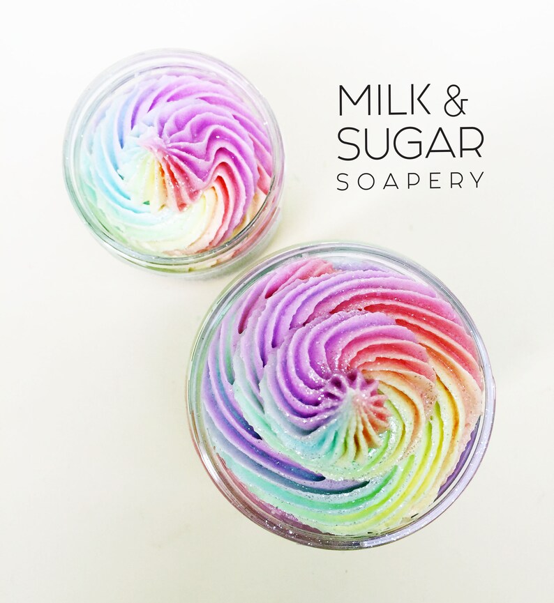Unicorn Rainbow Foaming Sugar Body Scrub Soap Kids Birthday - Etsy