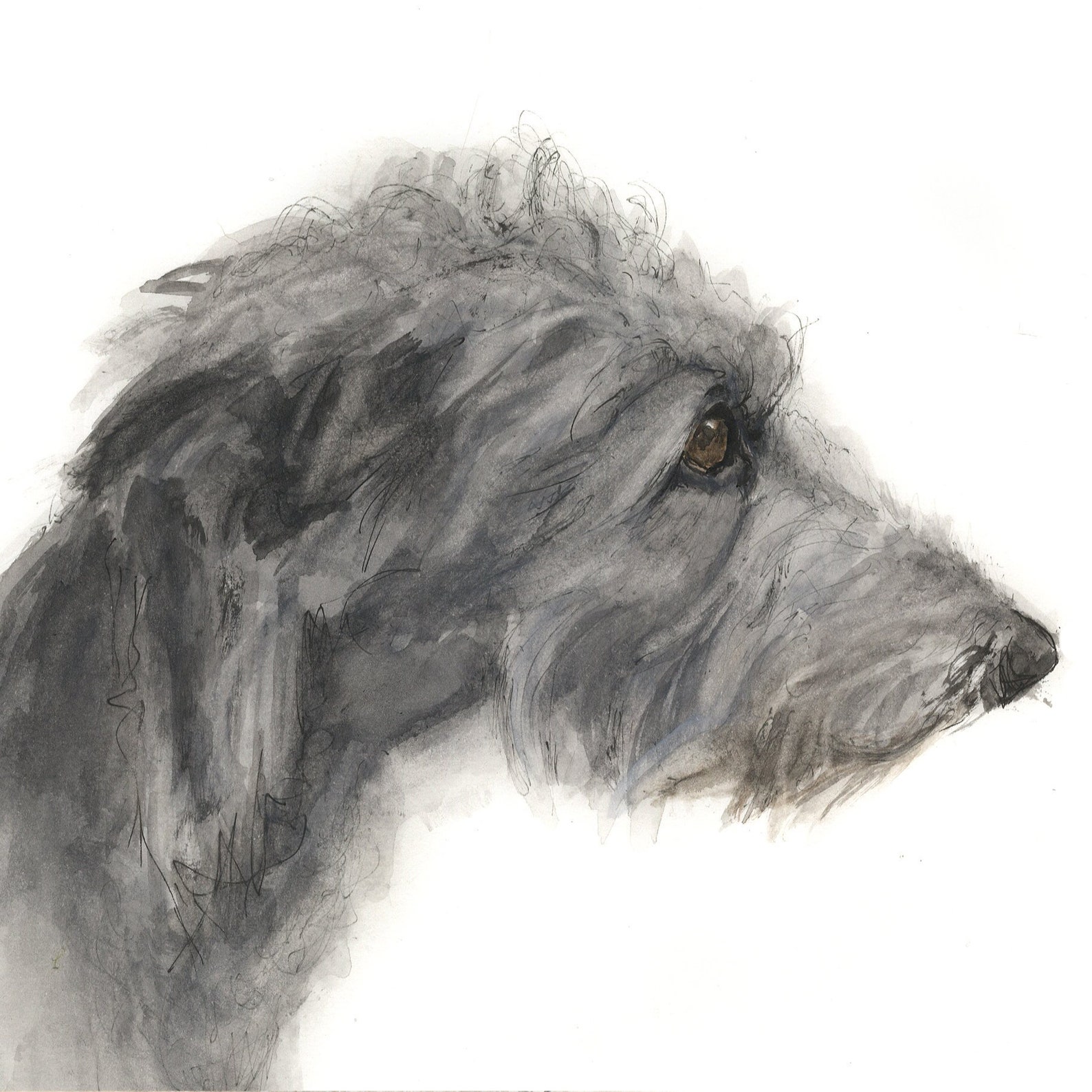 Bedlington Whippet Card Whiplington Lurcher Beddy Whippet - Etsy UK