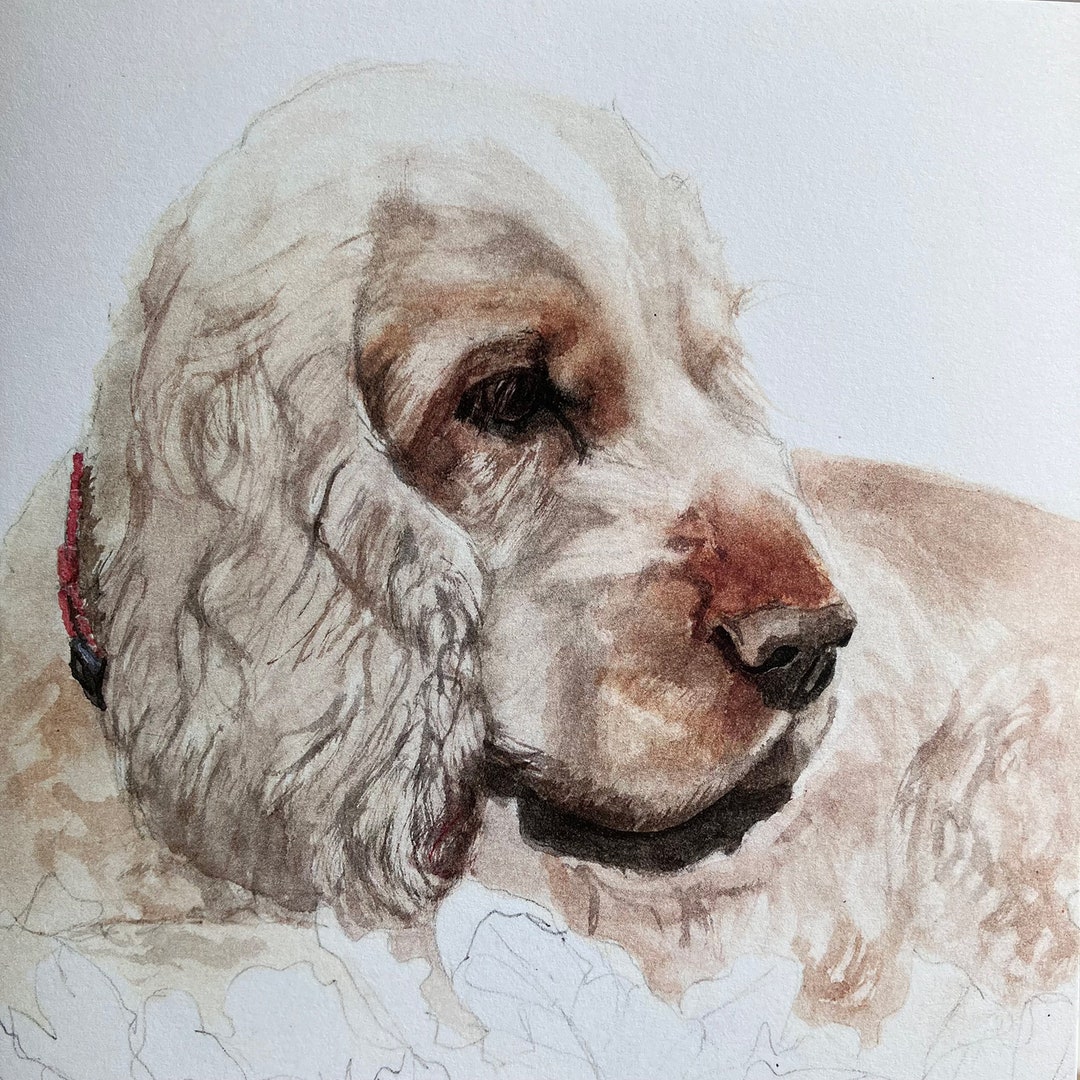 Cocker Spaniel Card - Etsy