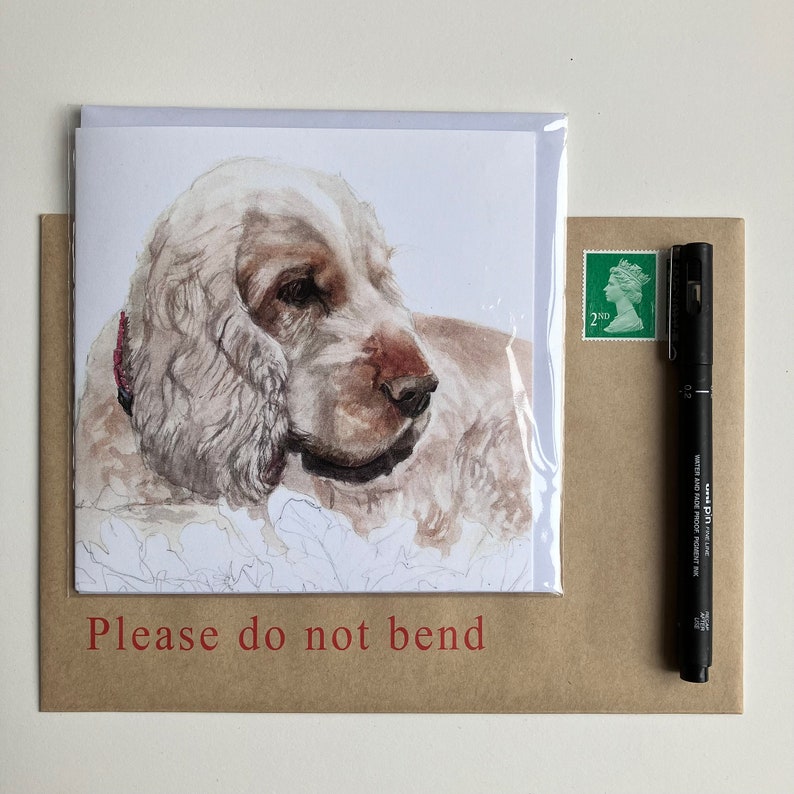 Cocker Spaniel Card - Etsy