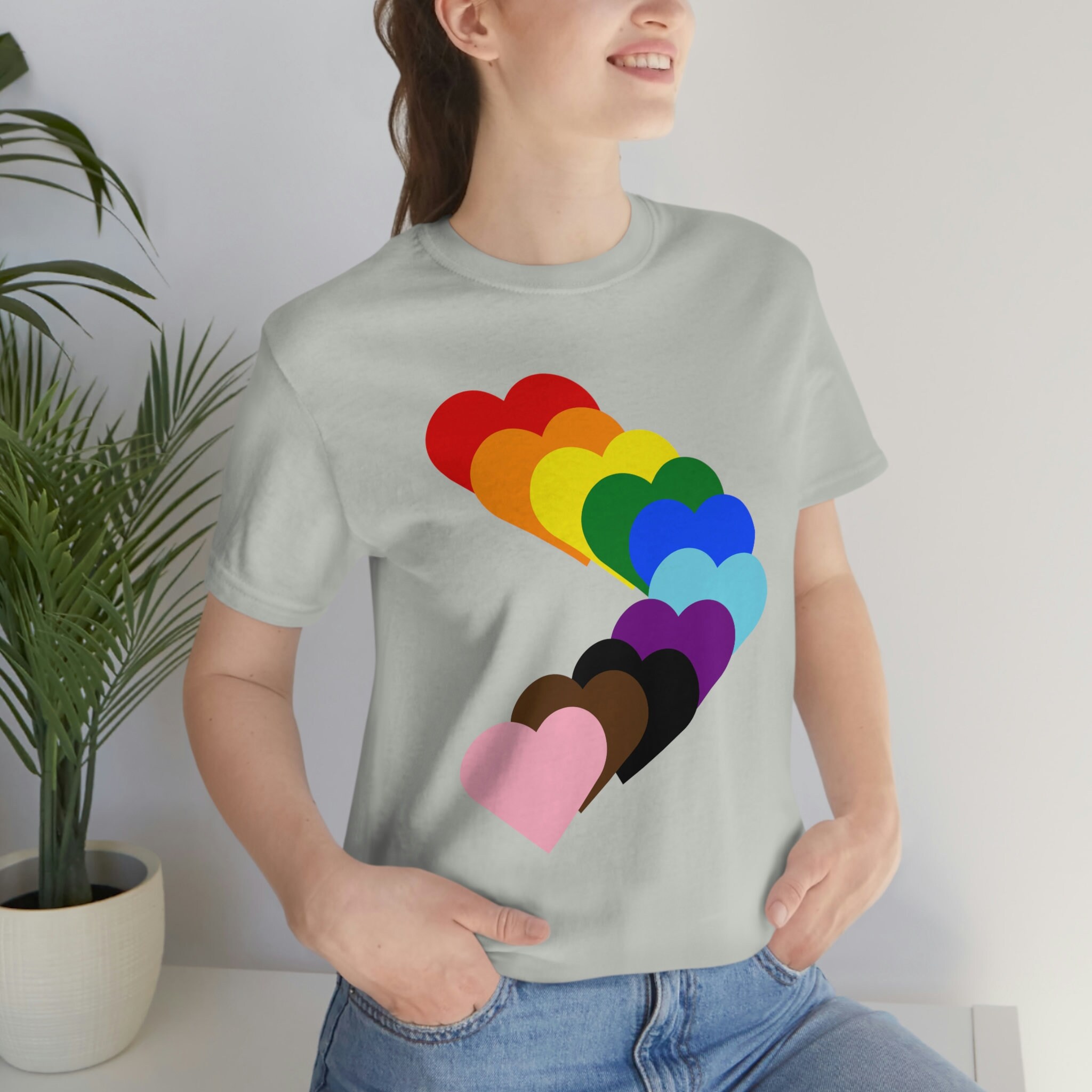 Unisex Jersey Short Sleeve LGBTQIA+ T Shirt | Love is Love | Gay Pride ...