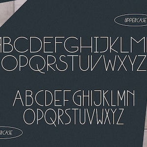 Shoal - Modern Art Deco Font, Font for Branding, Font for Wedding ...