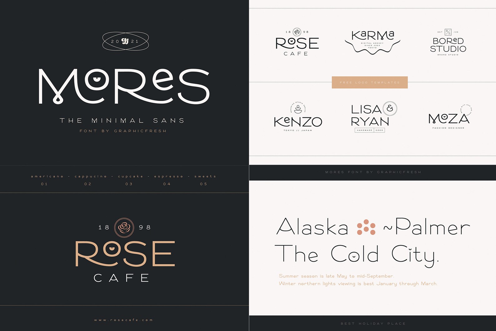 Modern Font Bundle Branding Font Logo Font Commercial Use - Etsy