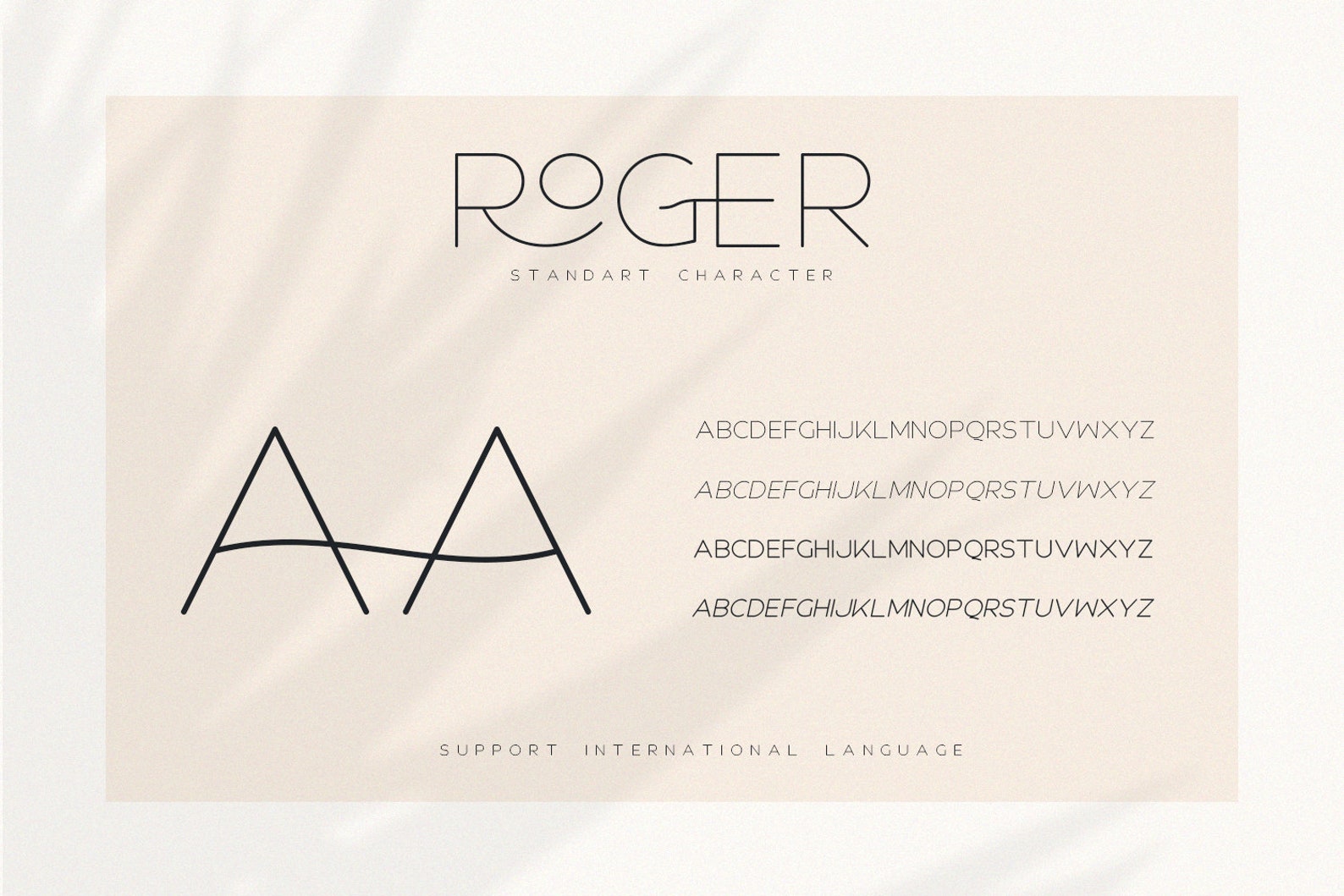 Roger an Elegant Sans Serif, Elegant Font, Clean Font, Minimalist Font ...