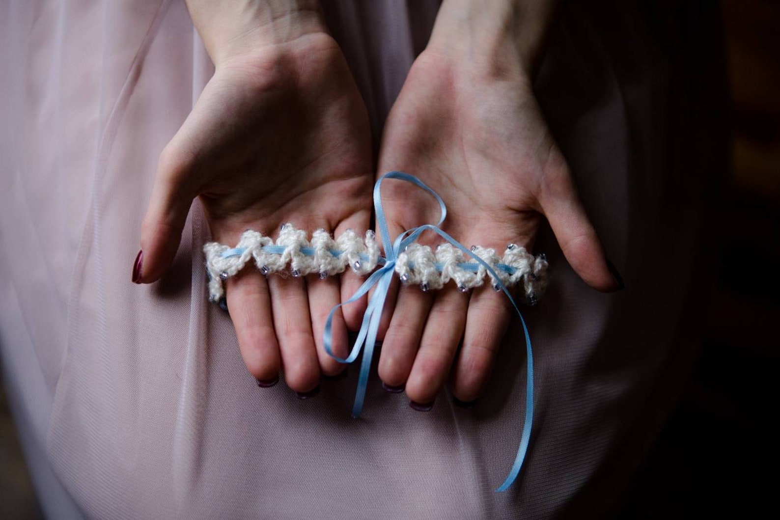 PDF Crochet Pattern Wedding Garter Beaded Silk Garter - Etsy