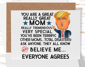 Trump Thank You Card - Etsy