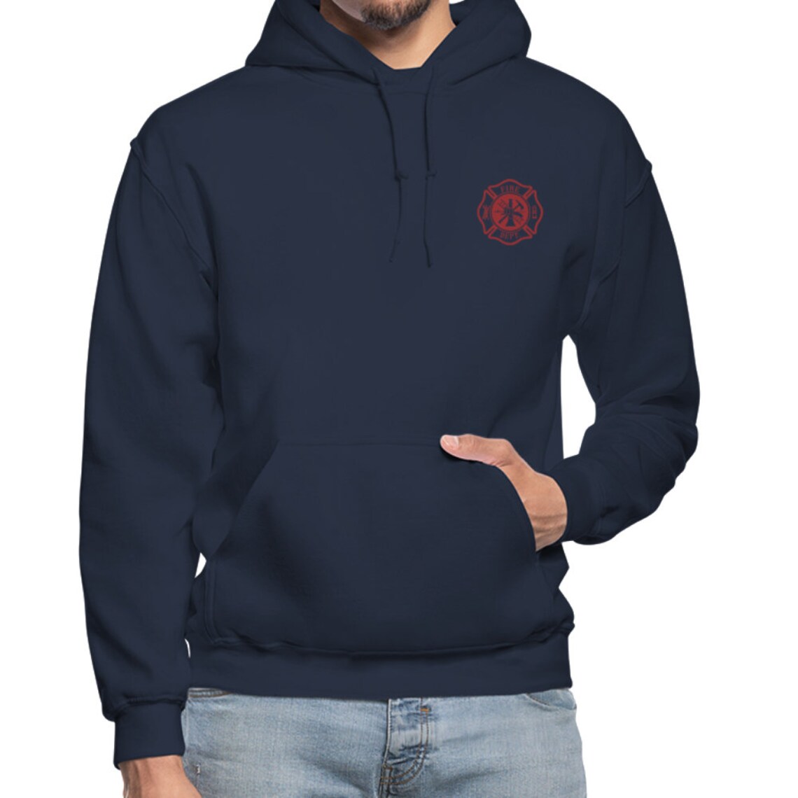 Personalized Firefighter Flag Pullover Hoodie, Firefighter Gifts for ...
