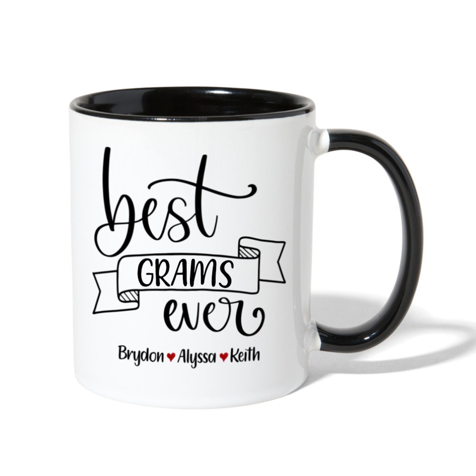 Grams Gift Personalized Gift Custom Grams Mug with Grandkids | Etsy