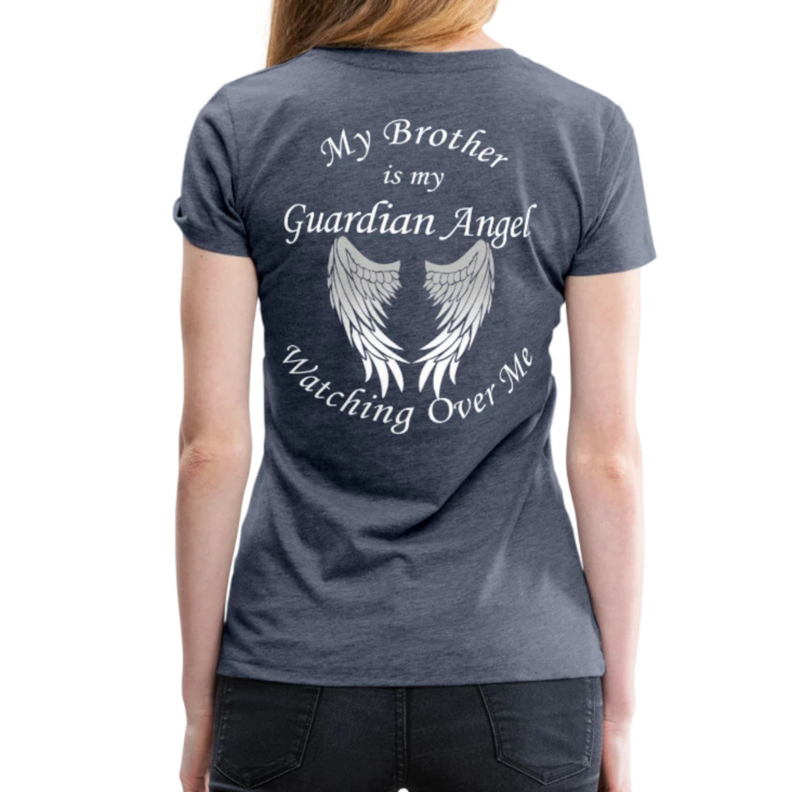 Brother Memorial Gift, Brother Angel, Brother in Heaven Tshirt, Loss of ...