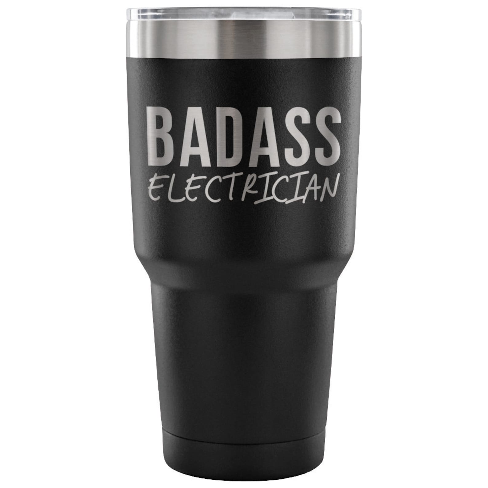 Funny Electrician Tumbler Badass Electrician Cup - Etsy