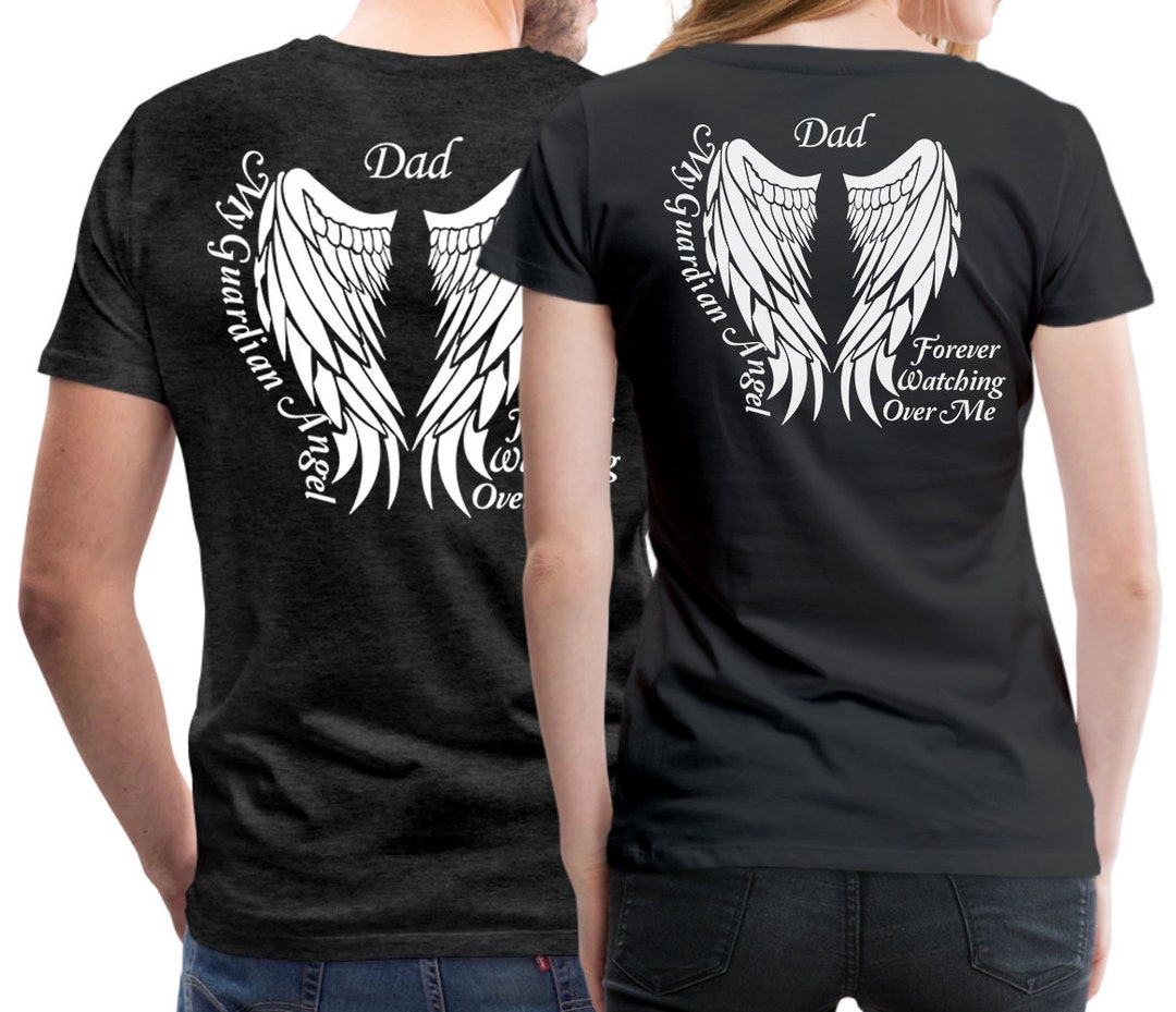 Memorial Shirt for Loss of Dad, My Dad My Angel Sympathy Remembrance ...